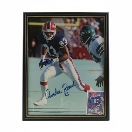 ShopTheSalvationArmy - Andre Reed Autographed Framed Photo & Trading ...