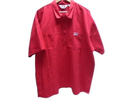 ShopTheSalvationArmy - Ben Davis Red Work Shirt Men's Size XXL Utility ...