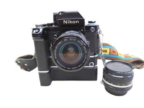 ShopTheSalvationArmy - Nikon F2 35mm Camera W/ 28-70mm & 50mm Lenses ...