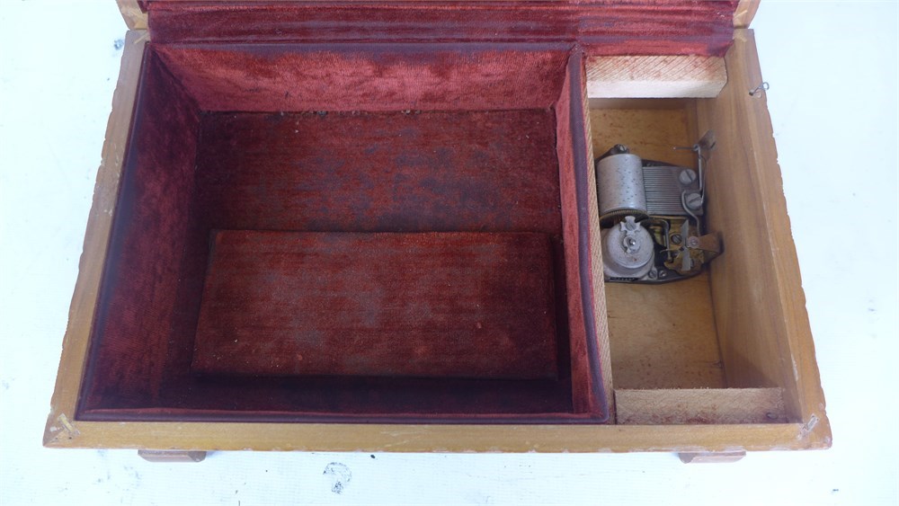 ShopTheSalvationArmy - Vintage Alpen Swiss Musical Jewelry Chest Wood ...
