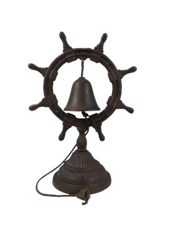 ShopTheSalvationArmy - Captains Ship Wheel Cast Iron Bell- 12 Inches ...