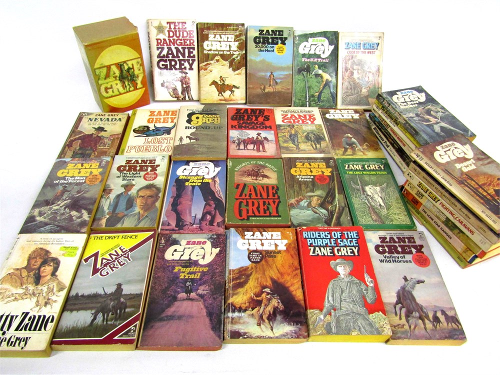ShopTheSalvationArmy - Vintage Zane Grey Paperback Lot – 39 Book ...