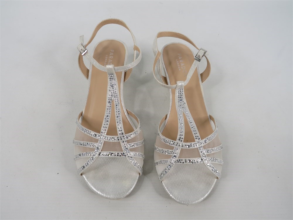 ShopTheSalvationArmy - Paradox London Jilly Wedge Sandals – Glitter ...