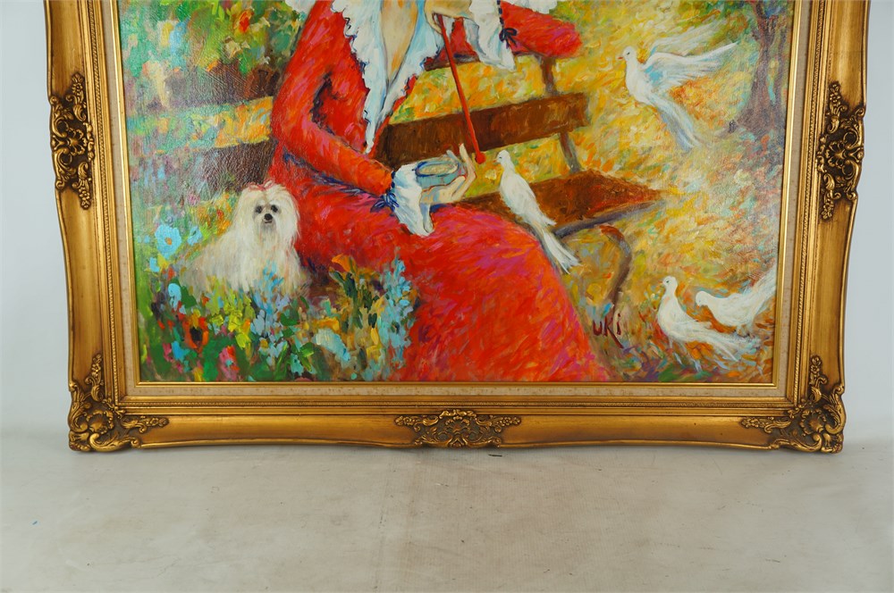 ShopTheSalvationArmy - Vintage Uki Signed Original Oil Painting In ...