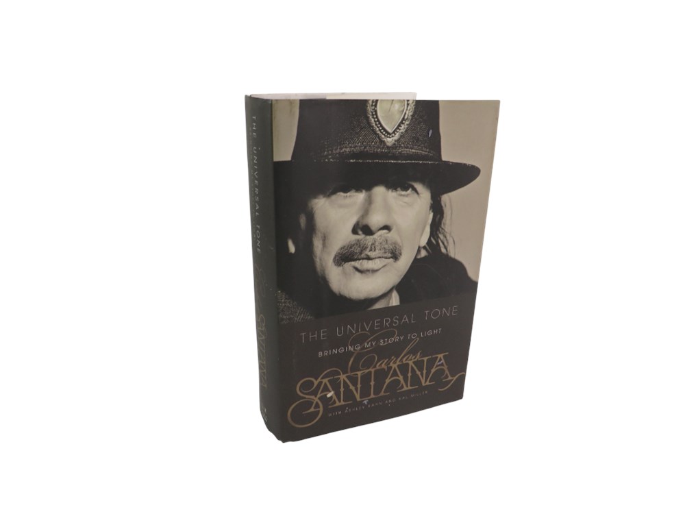 ShopTheSalvationArmy - SIGNED Carlos Santana 'The Universal Tone' Book (Hardcover) [I1917]