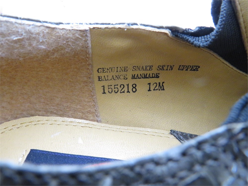 ShopTheSalvationArmy - Giorgio Brutini Men's Olive Green Snakeskin Slip ...